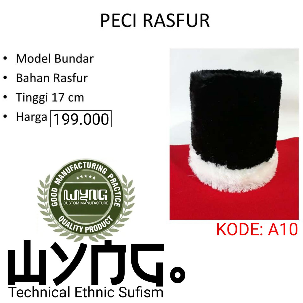 Jual ARRA - Peci Rumi Sufi Plat Tinggi Turki Bulu Rasfur Merah | Shopee ...