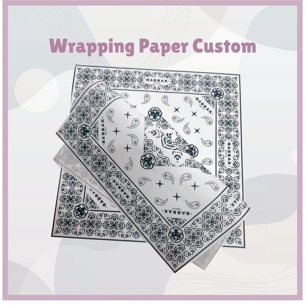 Jual Wrapping Paper, Kertas Tisu, Kertas Wrap, Paper Wrap Ukuran 25x25 ...
