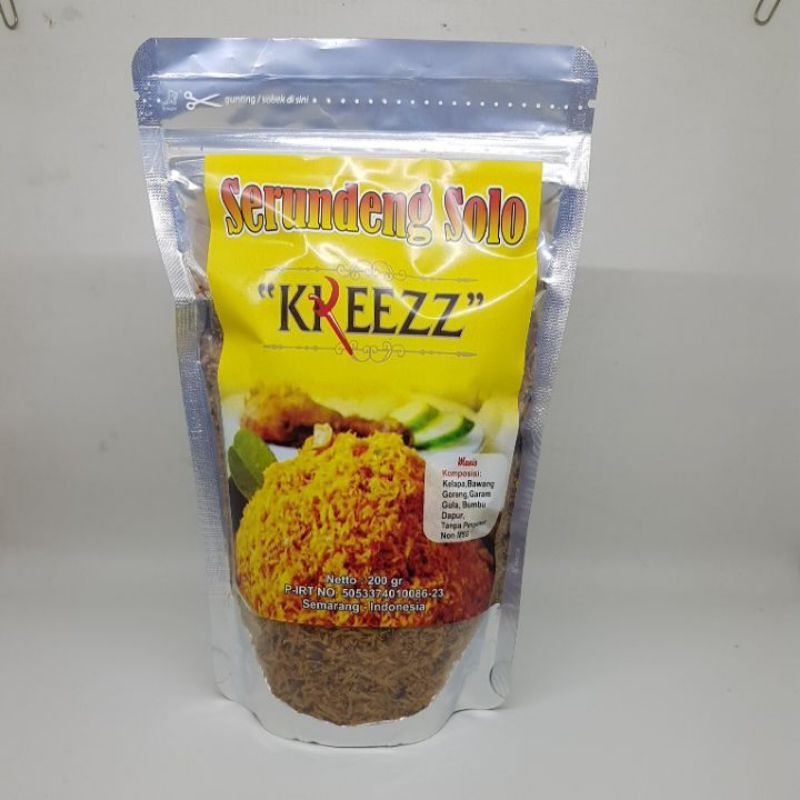 Jual Serundeng Solo Kreezz | Shopee Indonesia
