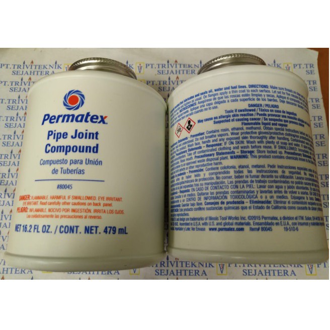 Jual Permatex pipe joint compound 80045,lem sealant teflon ptfe seal ...