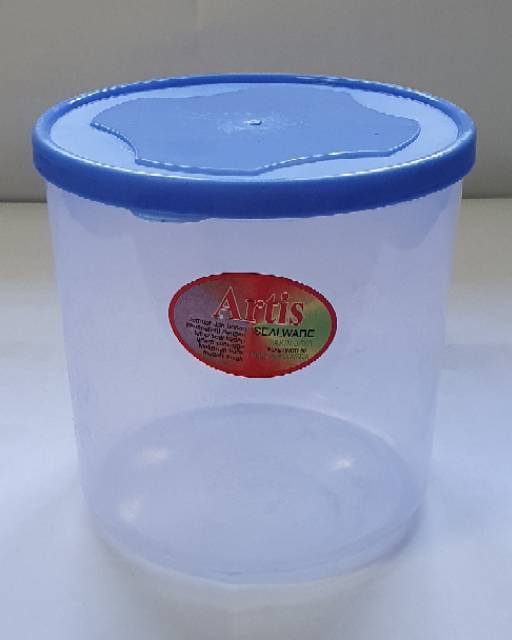 Jual 6 PCS Toples Plastik Sealware 1 liter / 1 kg | Kedap Udara | Food Grade PP5 | Shopee Indonesia
