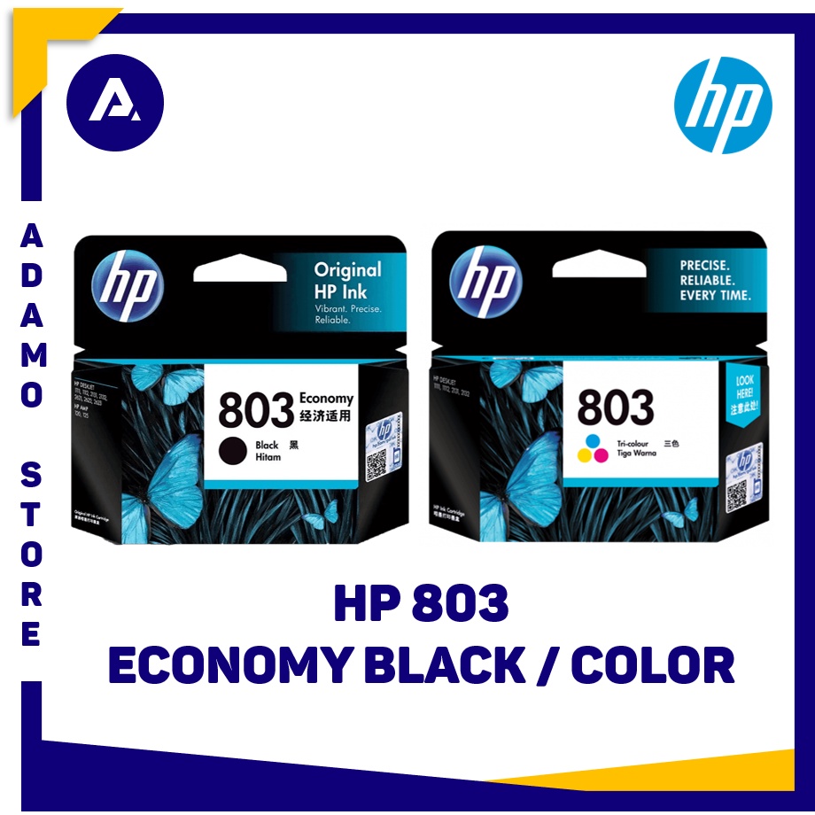 Jual Tinta HP 803 Black / Color Original Ink Cartridge | Shopee Indonesia