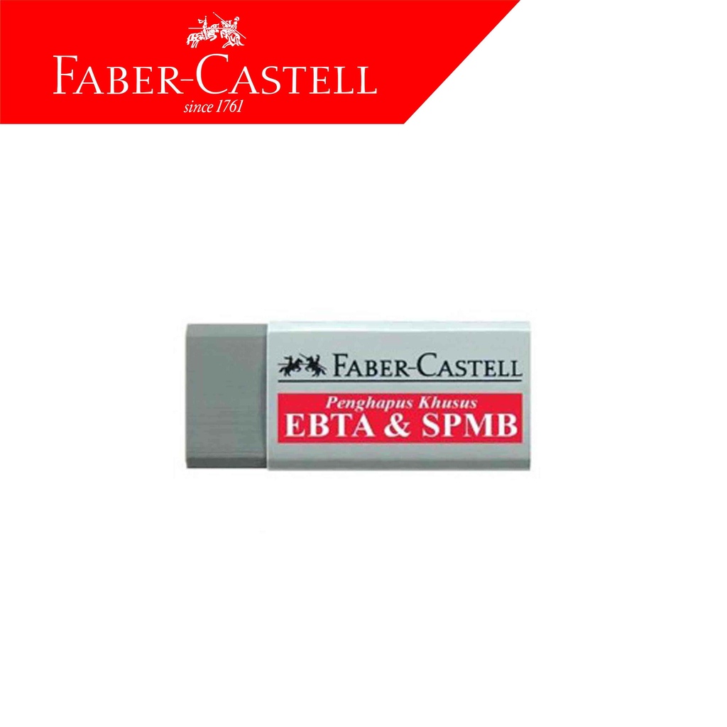 Jual Faber Castell Penghapus Polos Besar Abu 187168 (x30) EBTA&SPMB ...