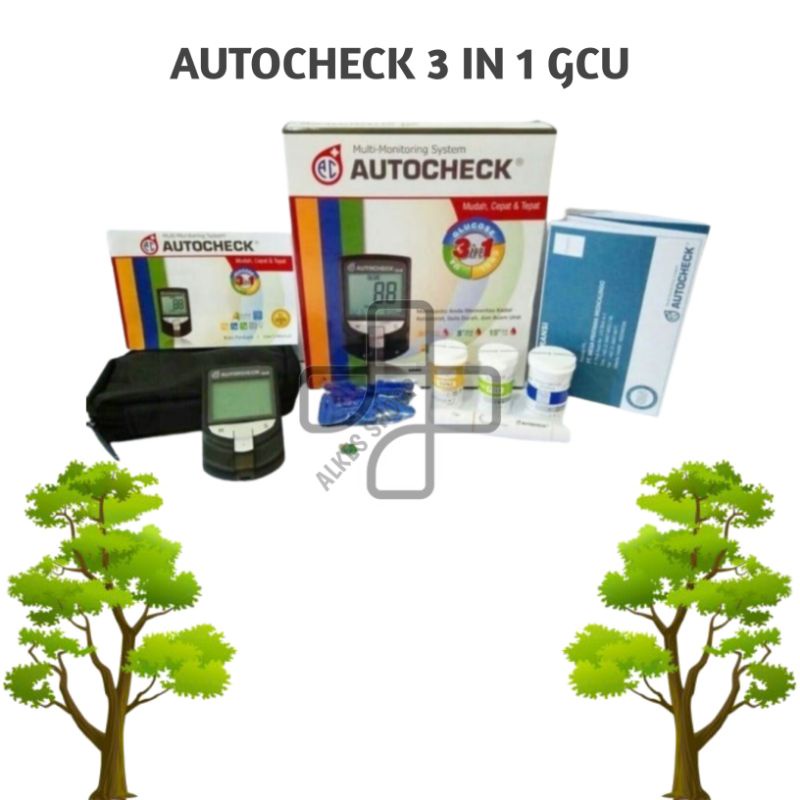 Jual Alat Autocheck 3in1 (Glucose,Cholesterol,Uric Acid) | Shopee Indonesia