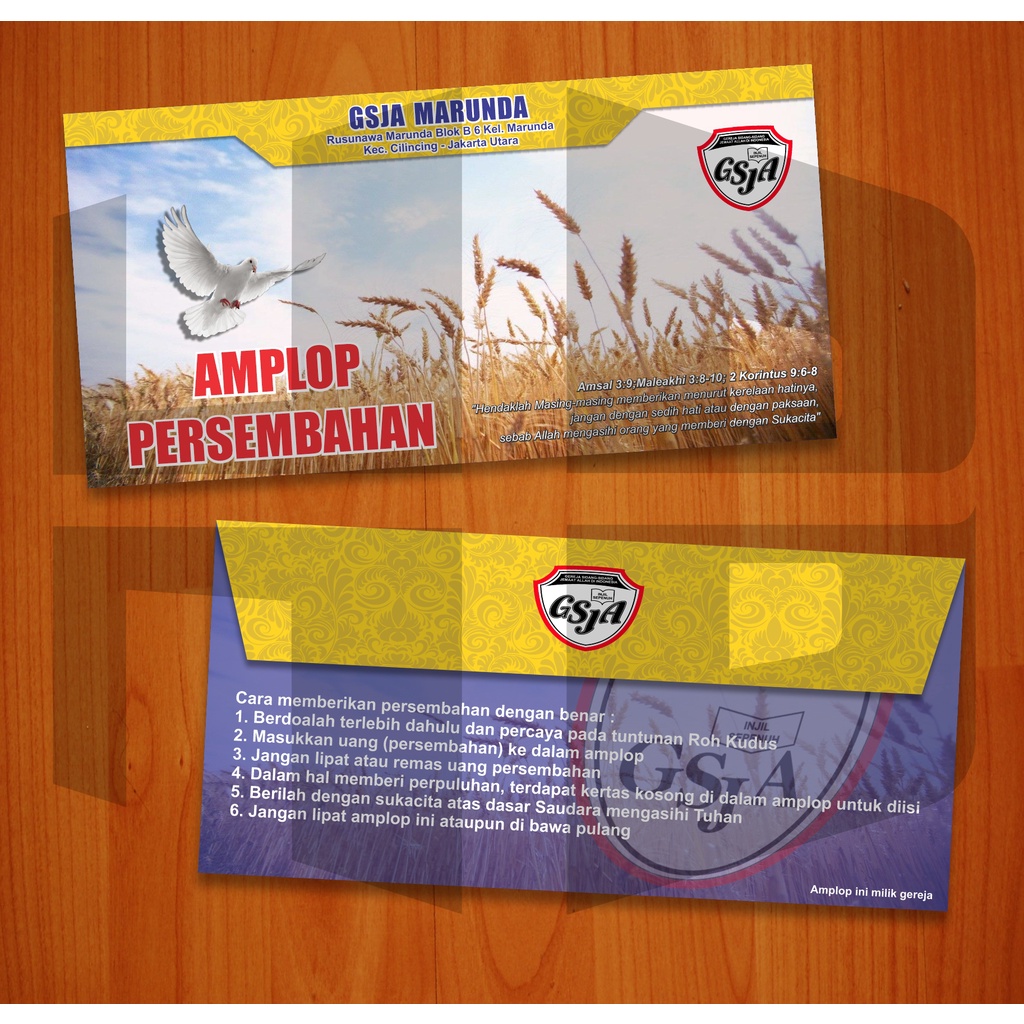 Jual Amplop Persembahan untuk GSJA Marunda - JAKARTA UTARA | Shopee ...