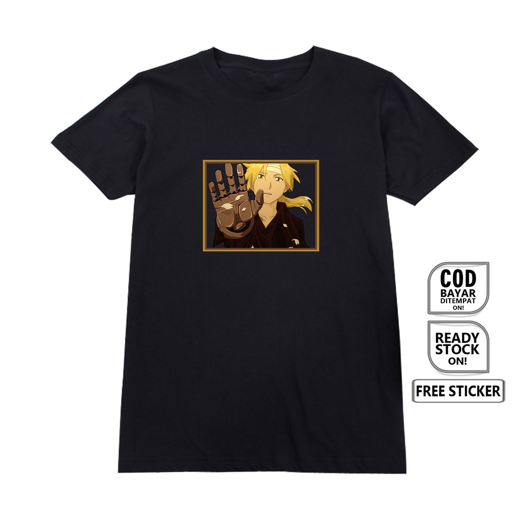 Jual KAOS EDWARD ELRIC ALPHONSE ROY MUSTANG SCAR WINRY BAJU JEPANG ...