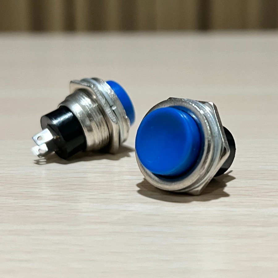 Jual SWITCH PUSH BUTTON SAKLAR PUSH ON 2 PIN BULAT 3A 125V 1A 250V DS ...
