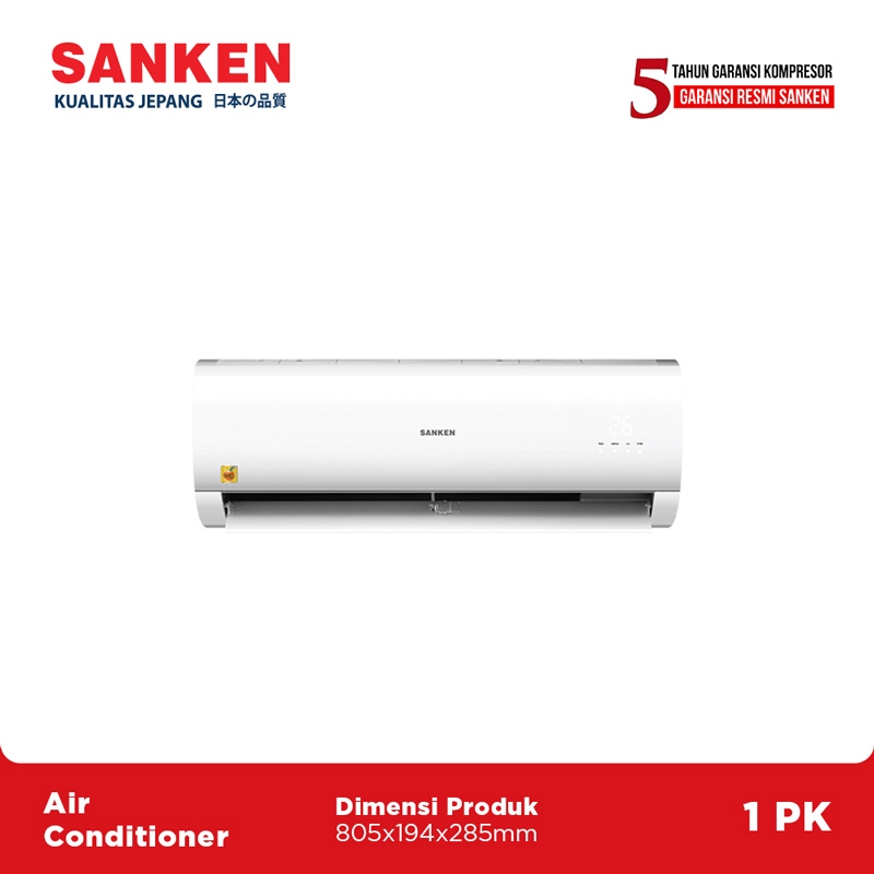 Jual Sanken AC 1 PK Air Conditioner 1PK ESC-09 D/L | Shopee Indonesia