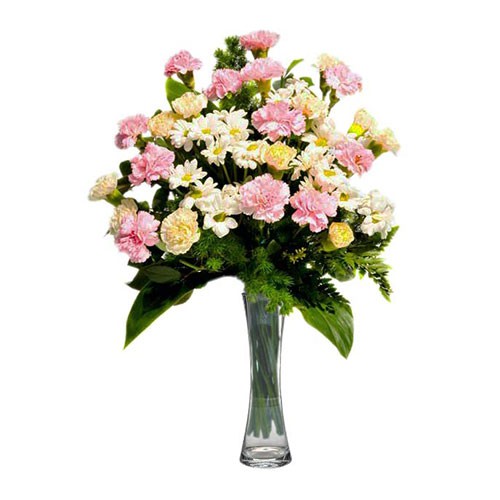 Jual Karangan Bunga Meja Rangkaian Bunga Vas Table Flower Karangan ...