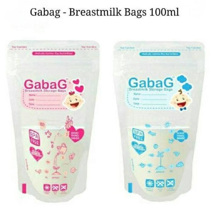 Jual Gabag Kantong Asi 100Ml/Plastik Asi Gabag 100Ml/Breastmilk Isi ...
