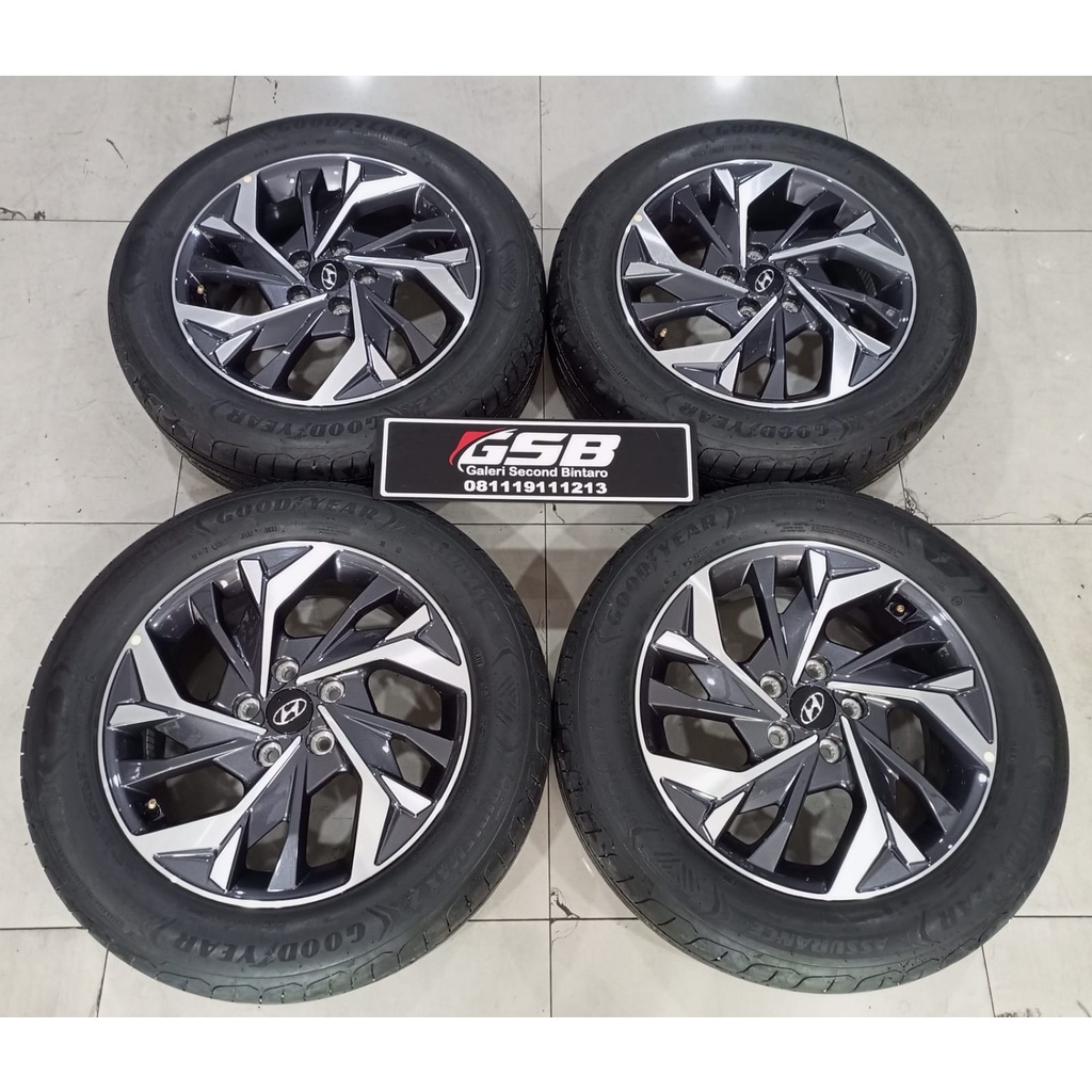 Jual VELG MOBIL SEKEN STD HYUNDAI CRETA R17X6,5 5X114 G/P + GOOD YEAR ...