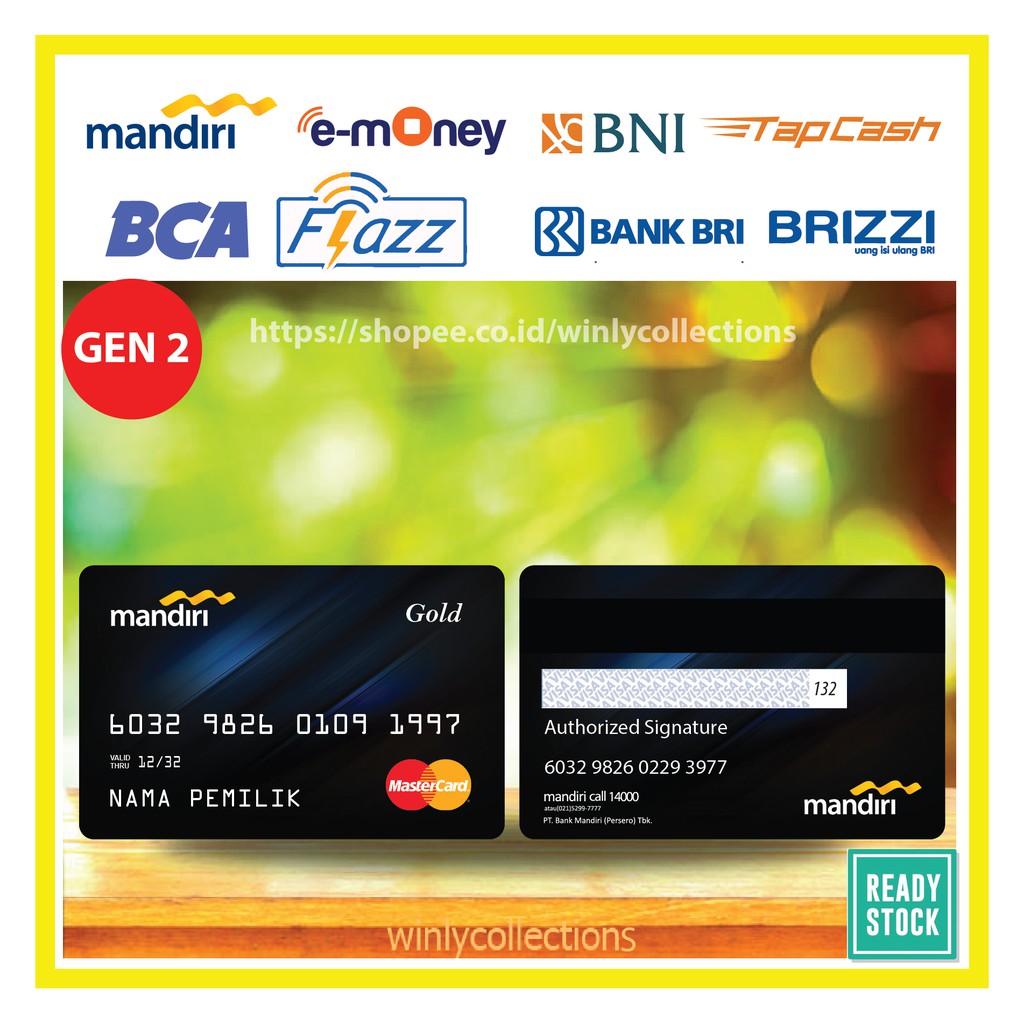 Jual EMONEY E TOLL CREDIT CARD PLATINUM 1 E MONEY MANDIRI FLAZZ BCA GEN 2 BNI TAPCASH BRIZZI BRI ...