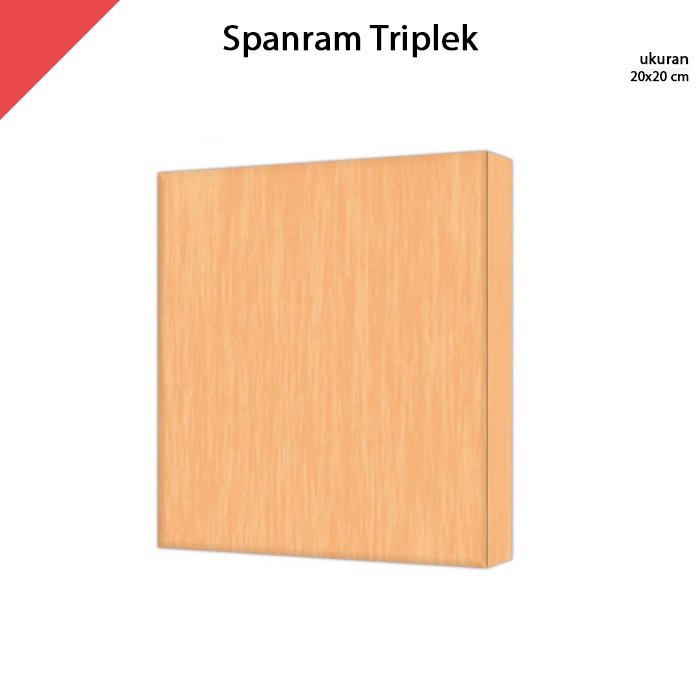Jual Frame Rangka Kayu Spanram Triplek 20x20 cm | Shopee Indonesia