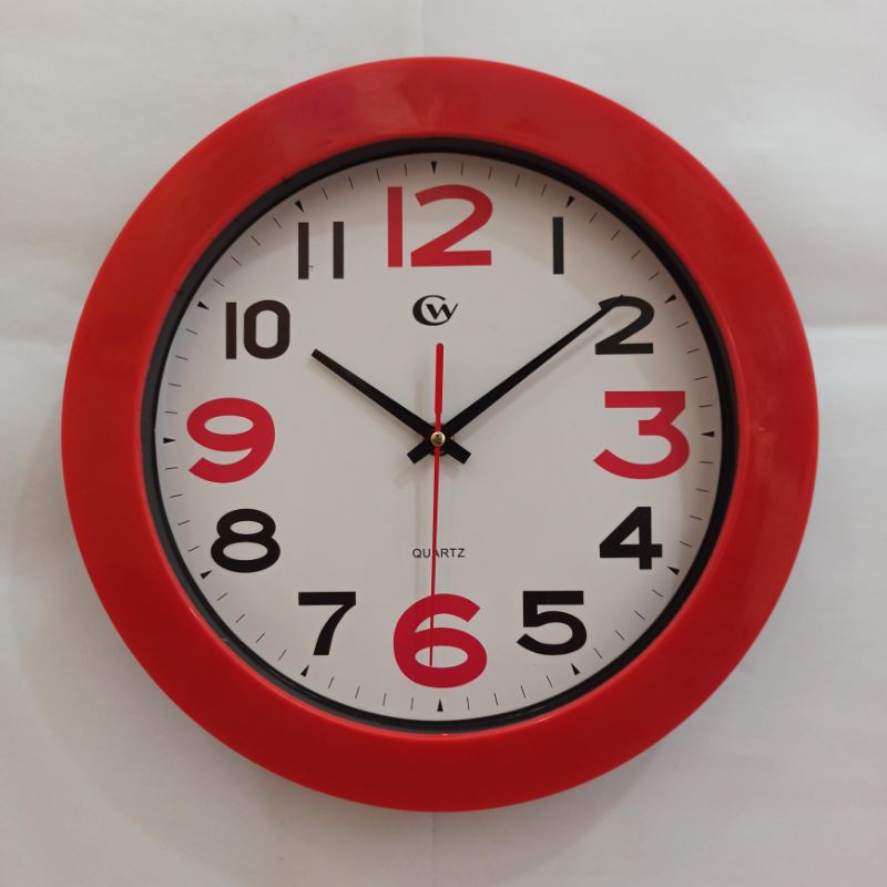 Jual Jam Dinding putih anga 36912 30cm | Shopee Indonesia