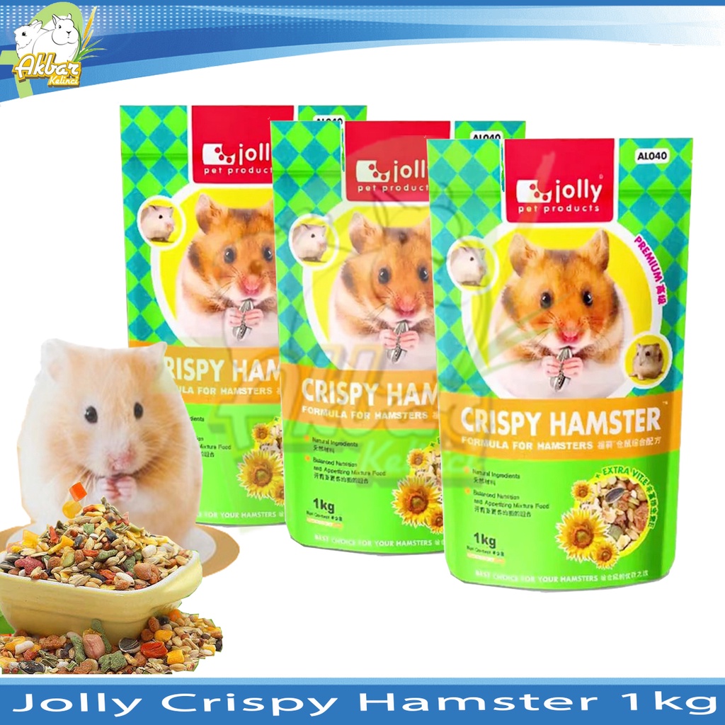 Jual Makanan Hamster JOLLY CRISPY HAMSTER 1 KG JOLLY AL04 - JOLLY ...