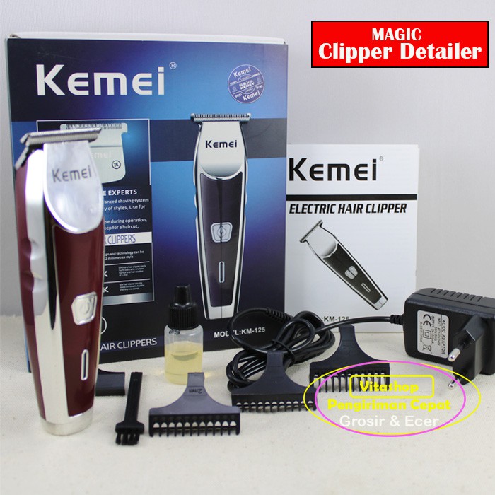 Jual KEMEI KM-125 ALAT CUKUR RAMBUT / BABY CLIPPER / MESIN CUKURAN ...
