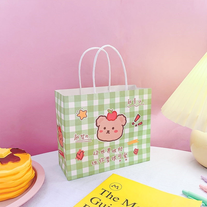 Jual Paper Bag Kertas Mini Lucu Aesthetic Import Karakter Kado Animal ...