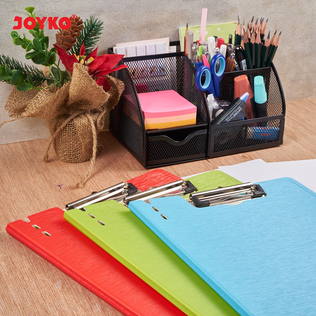Jual Joyko Clipboard A4 F4 / Papan Jalan Alas Kertas Ujian Kayu CLB-66 ...