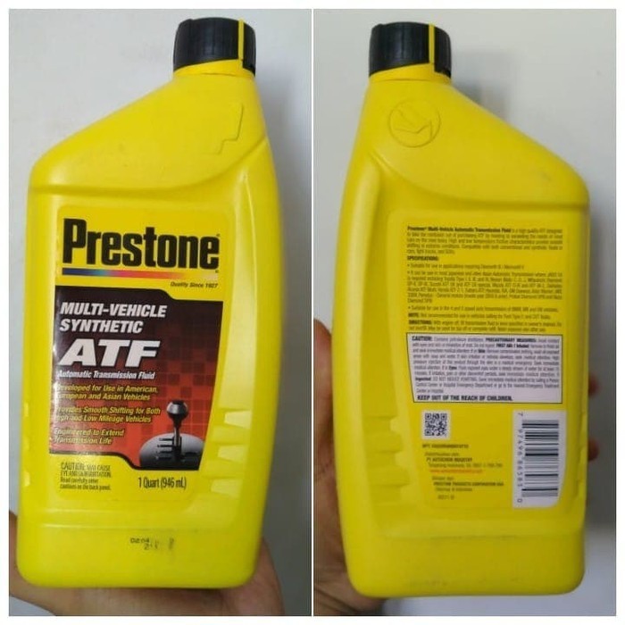 Jual Oli Transmisi Matic Sigra Calya ATF MV Multi-Vehicle Prestone 946ml | Shopee Indonesia
