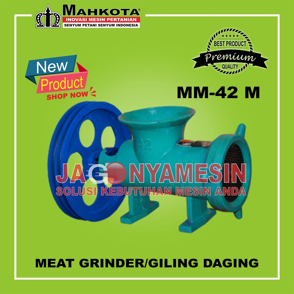 Jual MAHKOTA Meat Grinder / Penggiling Daging Manual (MM-42M) | Shopee ...