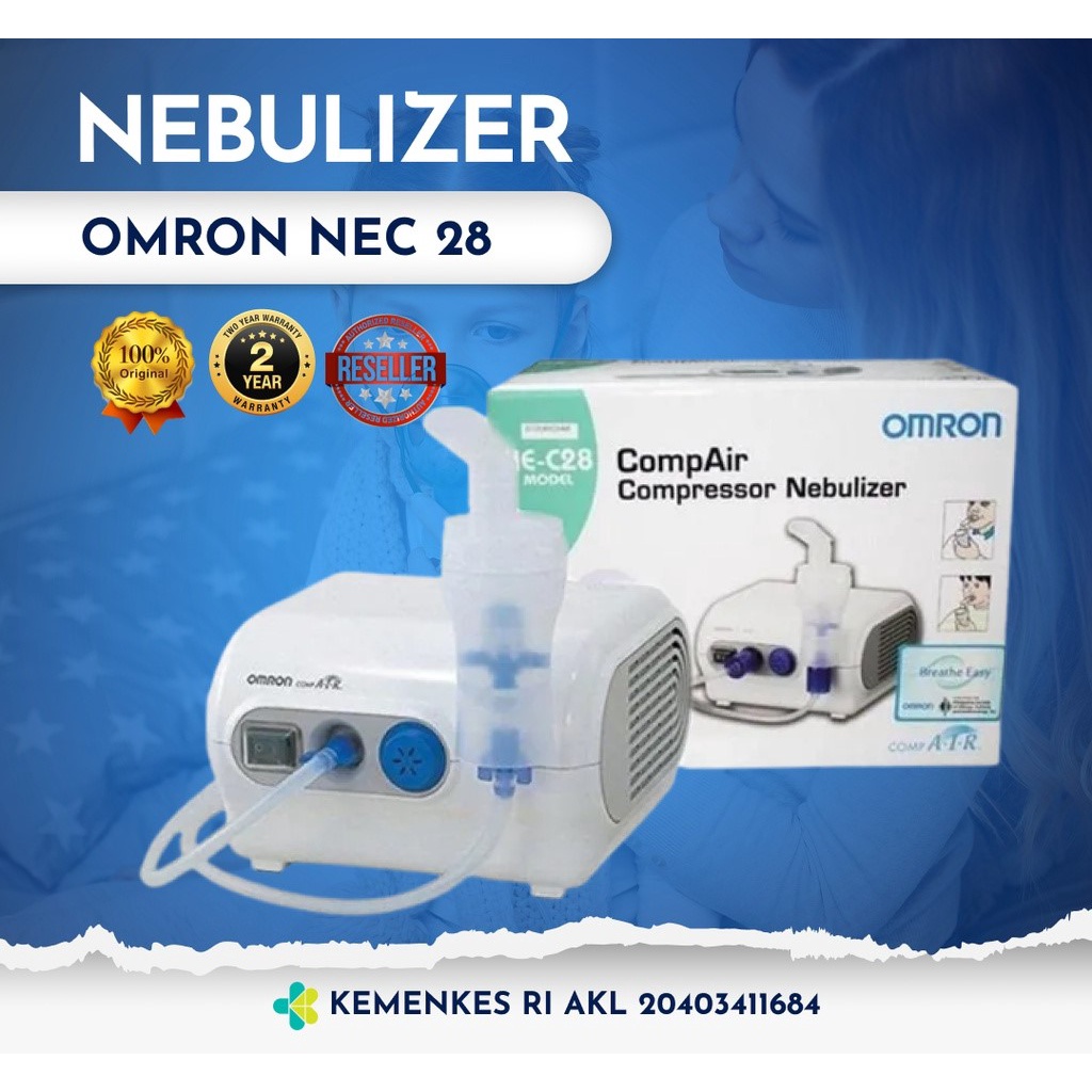 Jual Nebulizer Omron NE-C28 / Alat Nebul / Alat Bantu Pernafasan / Asma Anak Dewasa | Shopee ...