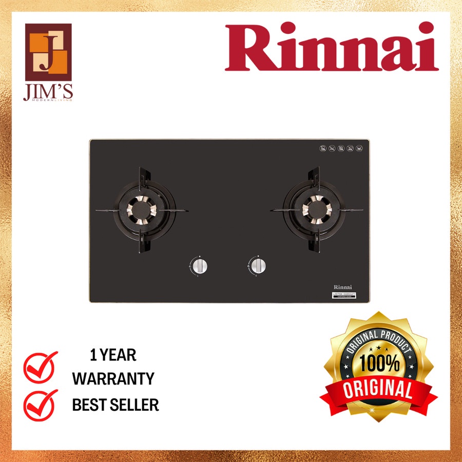 Jual RINNAI KOMPOR TANAM 2 TUNGKU RB712NGB | Shopee Indonesia