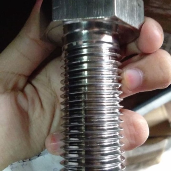 Jual Stock Baru baut mur stainless m27 x 70 baut besar baut flange ...