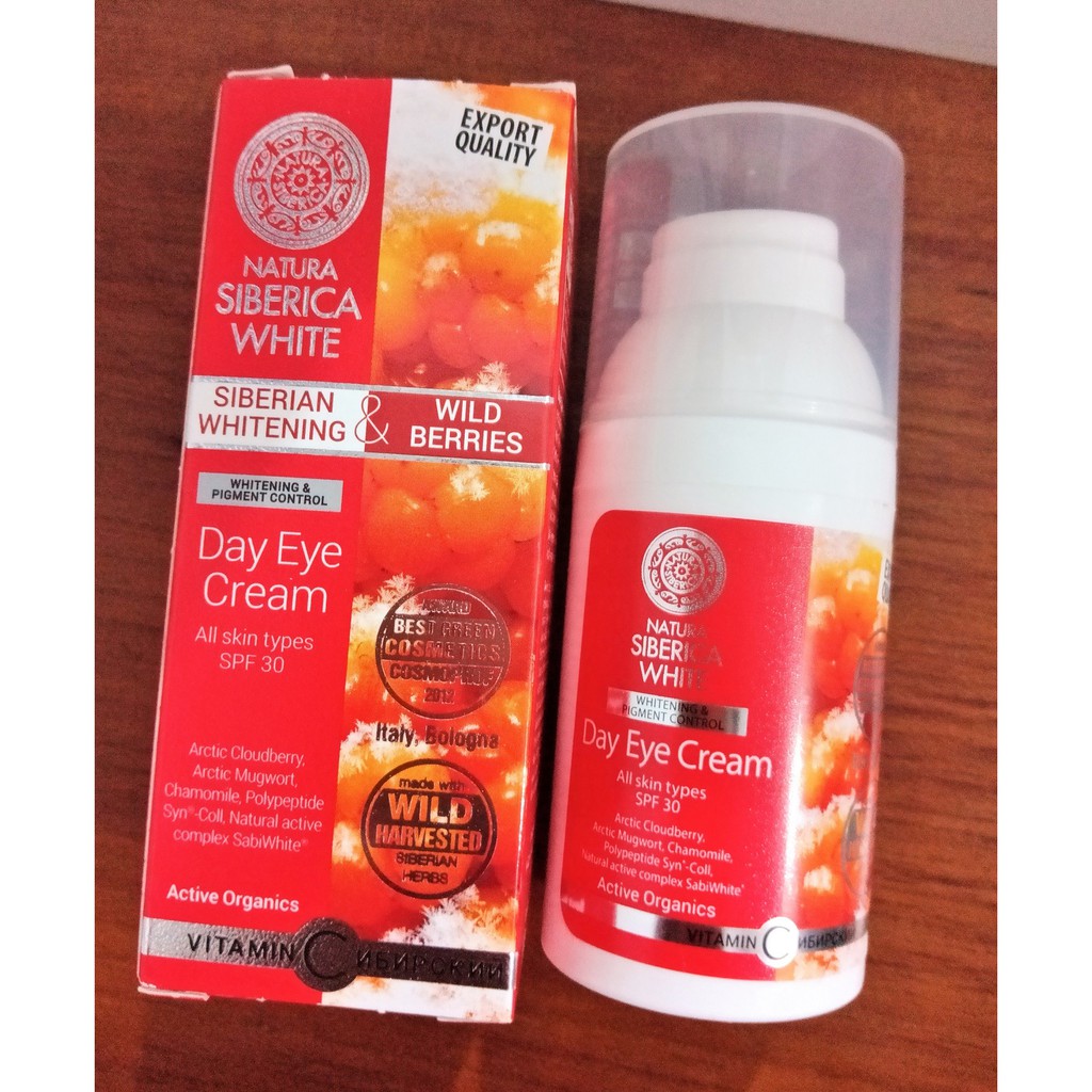 Jual NATURA SIBERICA White - Whitening Day Eye Cream SPF30 - 30ml ...