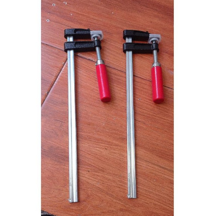 Jual clamp f 50 x 400 klem penjepit kayu model f | Shopee Indonesia
