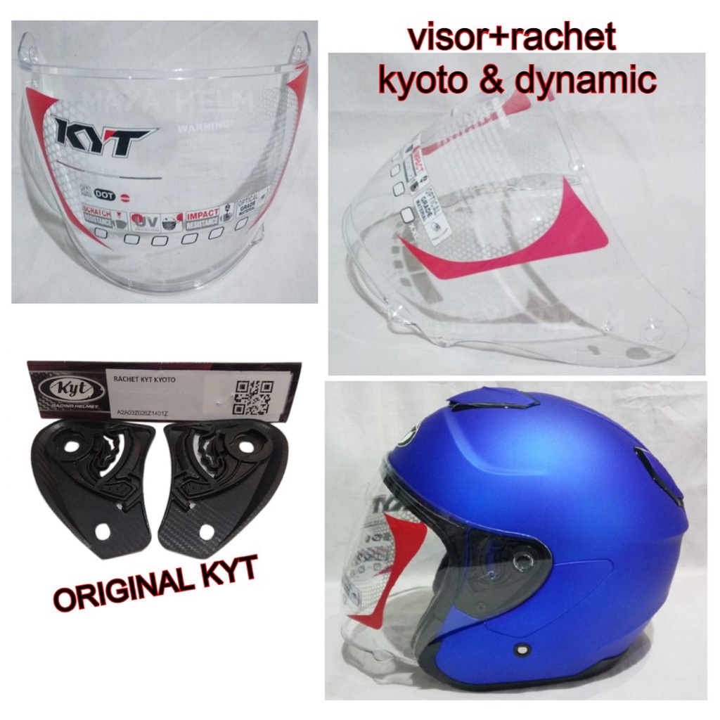 Jual Kaca Helm Visor KYT Kyoto And Ink Dynamic Clear Original KYT ...