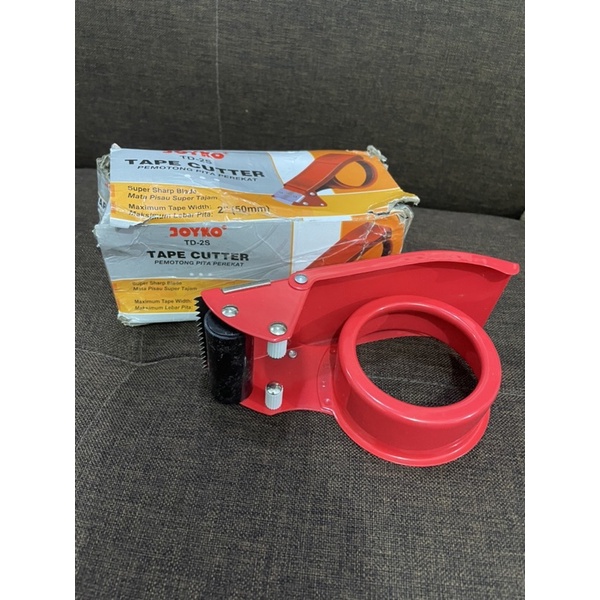 Jual solatip tape besi joyko / pemotong lakban besi / tape lem solatip ...