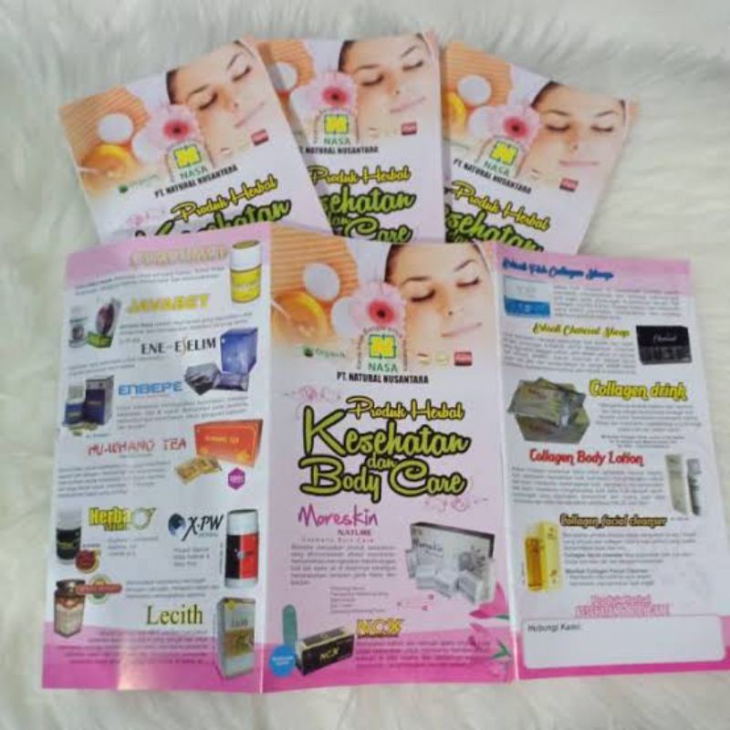 Jual brosur prodak nasa | Shopee Indonesia