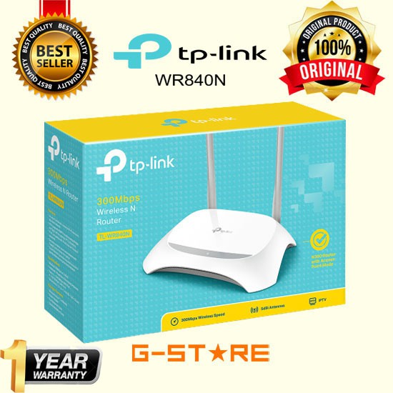Jual TP-LINK TL-WR 840N Router TP Link TL-WR840N Wifi Wireless N Router ...
