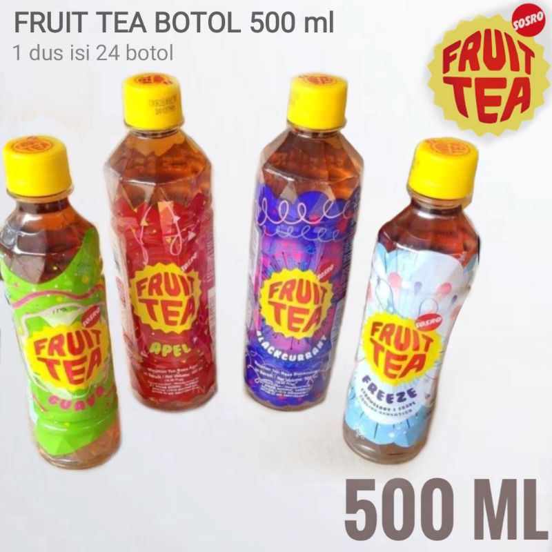 Jual Fruit tea botol kemasan 500ml khusus gosend | Shopee Indonesia
