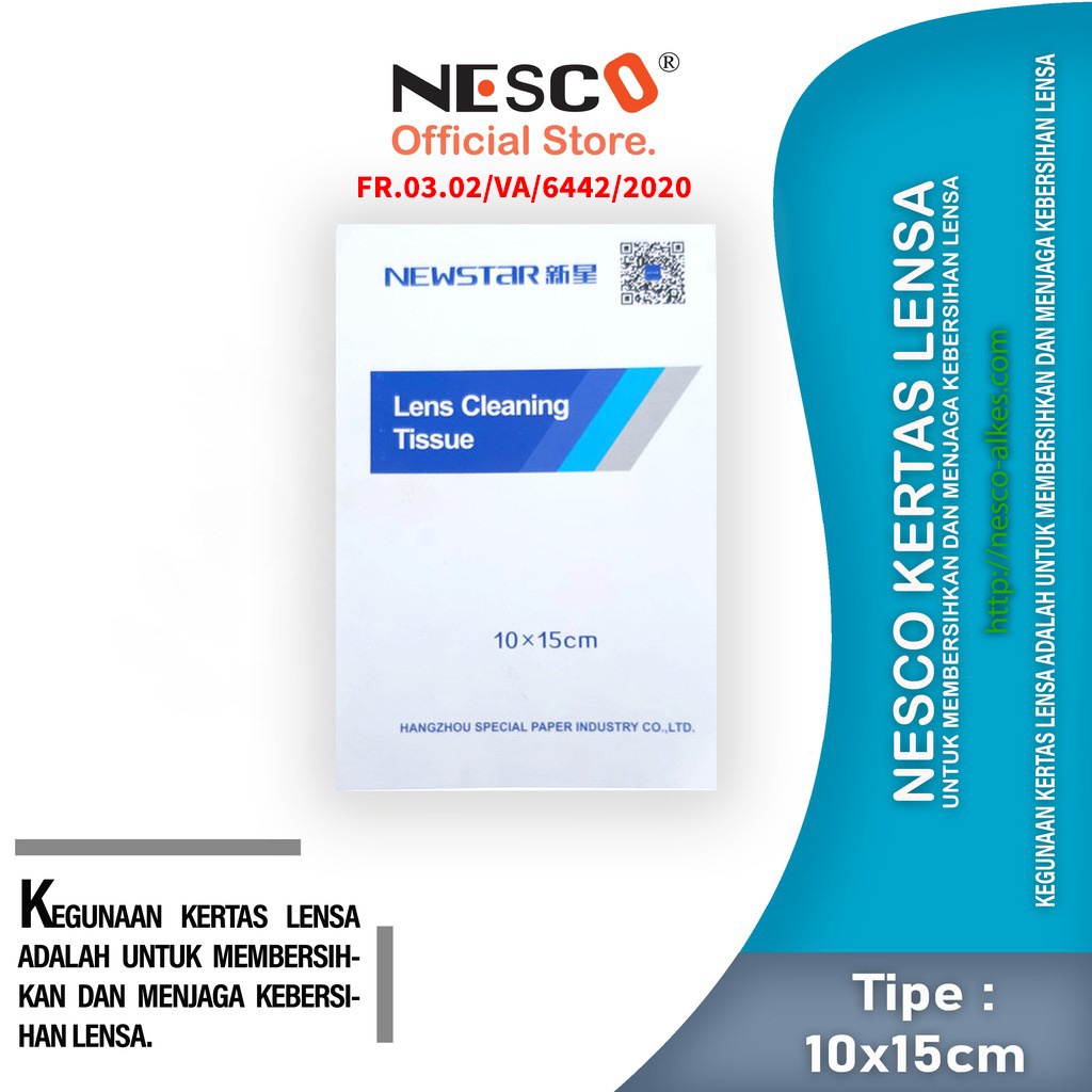 Jual Nesco Kertas Lensa/MEMBERSIHKAN LENSA ALAT2 MEDIS DAN LABORATORIUM ...