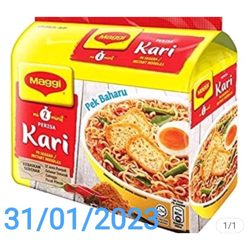 Jual MIE MAGGI RASA KARI 1PACK | Shopee Indonesia