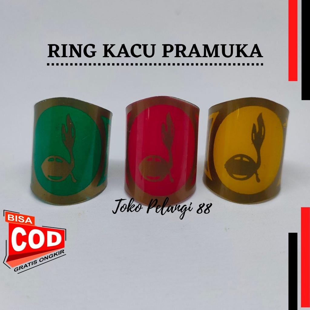 Jual Ring Kacu Pramuka Plastik Mika Cincin Kolong Hasduk Kacu Pramuka ...