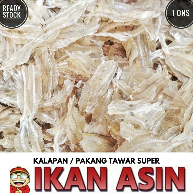 Jual Ikan Asin PAKANG / PAKKANG / KALAPAN 100 gr cap TOKE BAGAN SIAPI ...