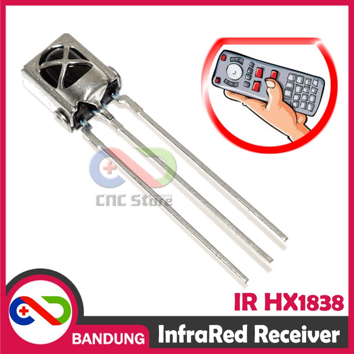 Jual HX1838 38kHz UNIVERSAL IR INFRARED RECEIVER | Shopee Indonesia