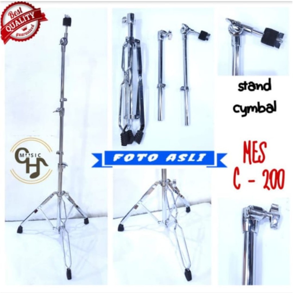 Jual Stand Cymbal Crash Pipa Besar Original Mes C200/MC200 | Shopee ...
