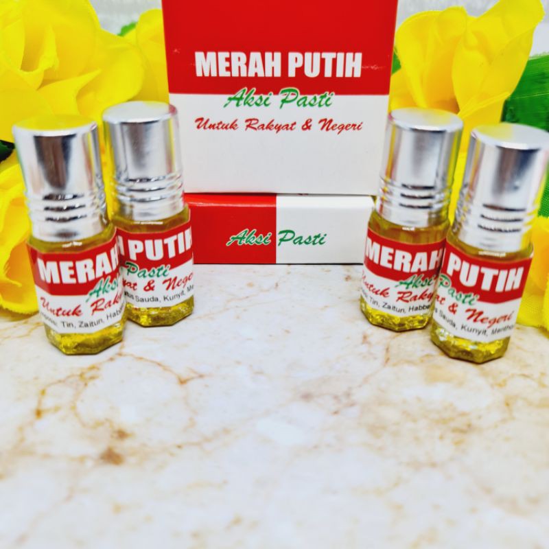 Jual Minyak Herbal Merah Putih Tubuh Sehat dan Fresh | Shopee Indonesia
