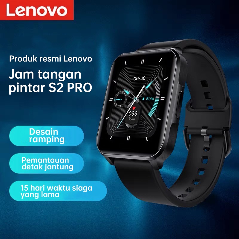 Jual Lenovo S2 PRO SmartBand Jam Tangan Pintar Monitor Kesehatan Layar ...