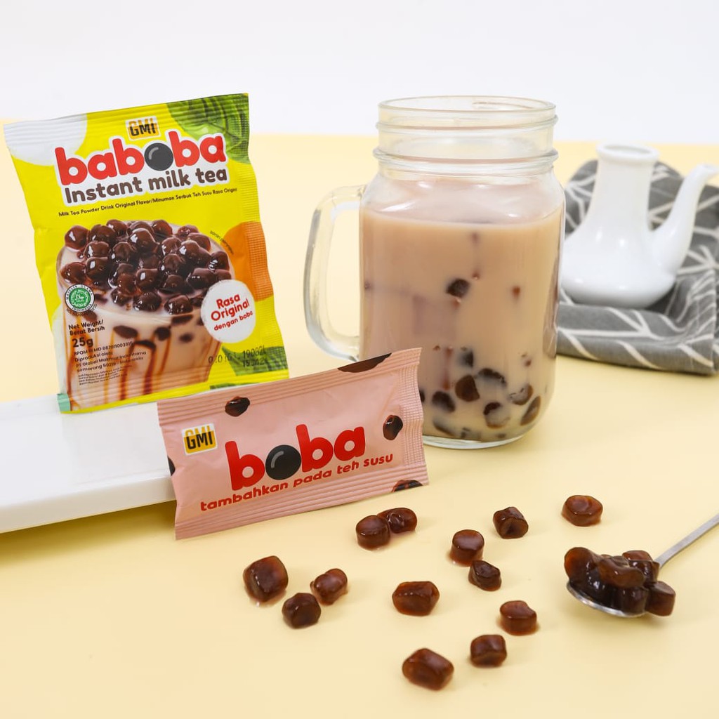Jual BABOBA Instant Milk Tea (Boba Teh Susu) | Shopee Indonesia