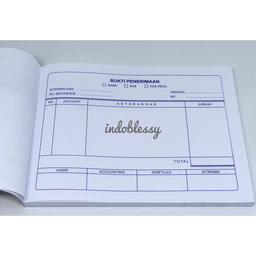 Jual BUKTI PENERIMAAN BANK Bukti Kas Masuk KAS KECIL | Shopee Indonesia