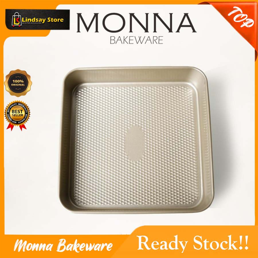 Jual SQUARE PAN MONNA BAKEWARE SIGNORA CARBON STEEL Loyang Sultan ...
