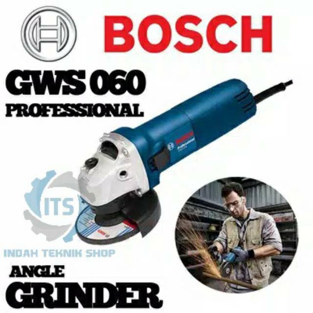 Jual BOSCH GWS 060 Gerinda / Grinda Tangan 4" ( Angle Grinder ...