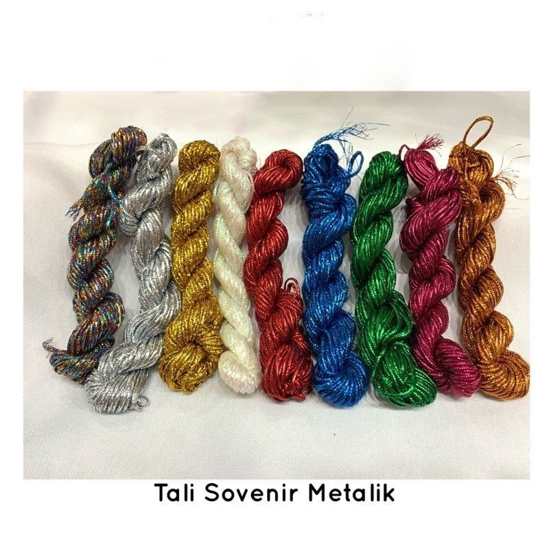 Jual TALI SOUVENIR SOVENIR MAS PERAK METALIK | Shopee Indonesia