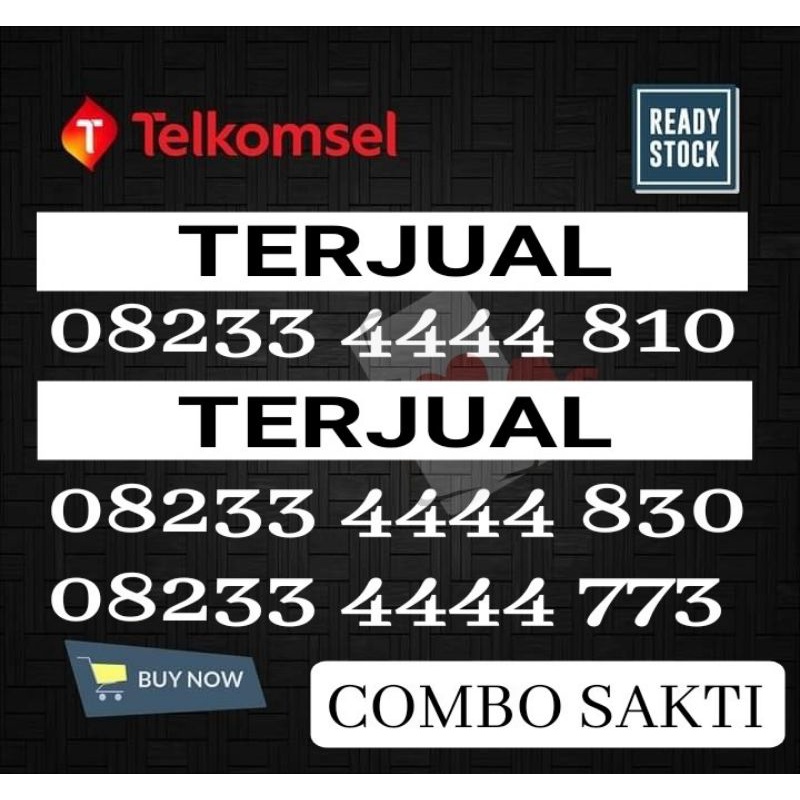 Jual Kartu Perdana Nomor Cantik Telkomsel As Combo Sakti Seri Urut Rapi Murah | Shopee Indonesia