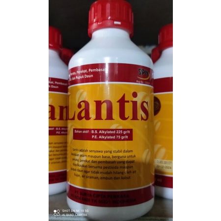 Jual LANTIS 1LITER perekat perata pembasah daun tanaman | Shopee Indonesia