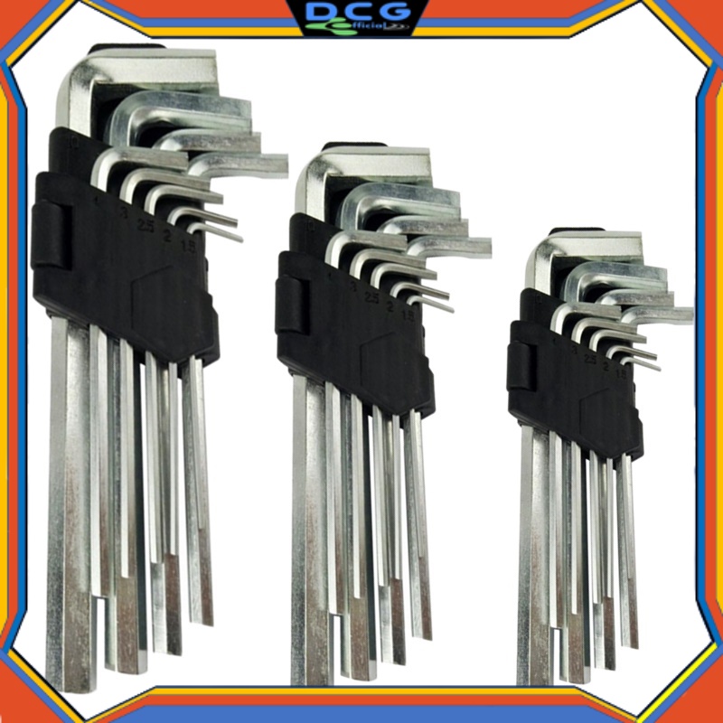 Jual Kunci L Panjang 9 Piece Tork Set Kunci L Hexagonal Kunci L Hex Key ...
